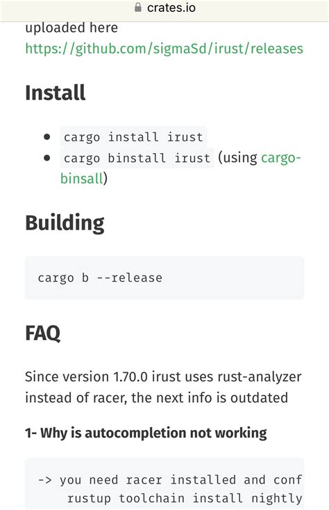 cargo ignoring all dependencies help the rust programming language