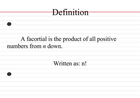 Factorials Odp Physics Science Factorials Odp Physics Science