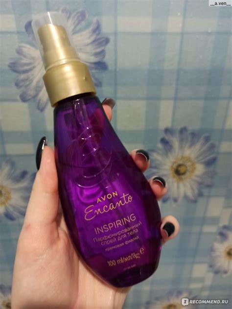 Парфюмированный спрей для тела Avon Encanto Inspiring "Кремовая фиалка ...