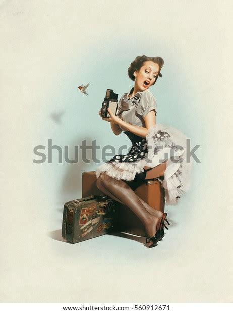 Pin Girl Stock Illustration Shutterstock