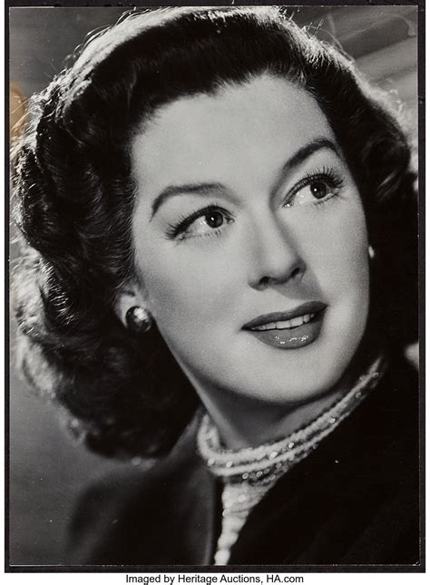 Rosalind Russell 1940s Trimmed Portrait Photo 8 X 11 Lot