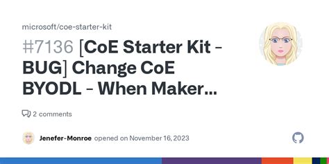 CoE Starter Kit BUG Change CoE BYODL When Maker Dataflow Refresh Is Complete To Reference