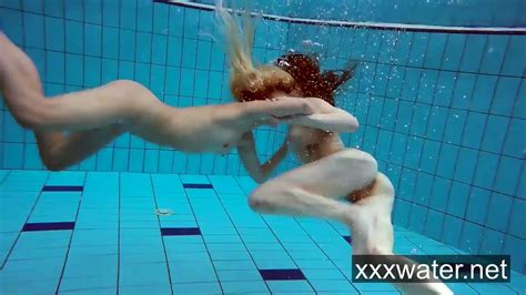 Milana And Katrin Strip Eachother Underwater Eporner