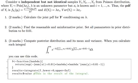 consider n independent but not identical samples y1