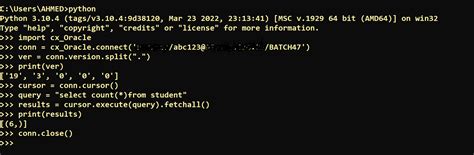 Connect To An Oracle Database Using Python Learnomate Technologies