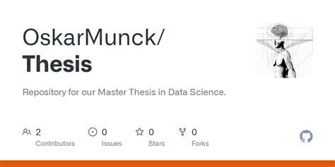 GitHub OskarMunck Thesis Code Repo For Thesis