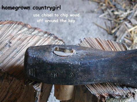 homegrown countrygirl how to replace a broken axe handle in pictures