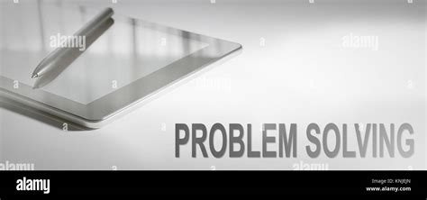 Problem Solving Business Concept Digital Technology Graphic Concept