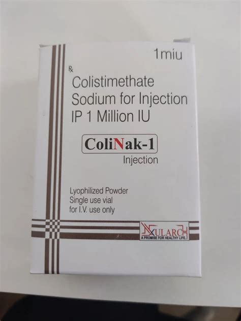 Colinak Colistimethate Sodium Injection 1 Miu At ₹ 280 Vial In Panchkula