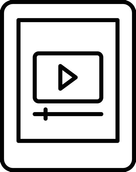 Tab Outline Vector Illustration Icon 35955011 Vector Art At Vecteezy