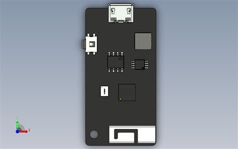 Esp Eye图像识别和音频处理开发板step模型图纸下载 懒石网