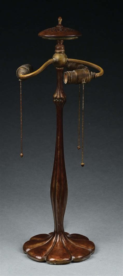 Lot Detail Rare Bigelow And Kennard Leaded Glass Table Lamp