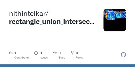 GitHub Nithintelkar Rectangle Union Intersection Subtraction