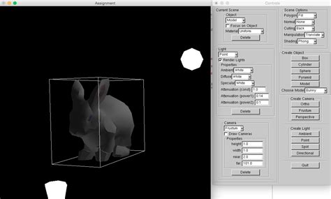 C Wireframe And Shading Renderer Odes To Oats
