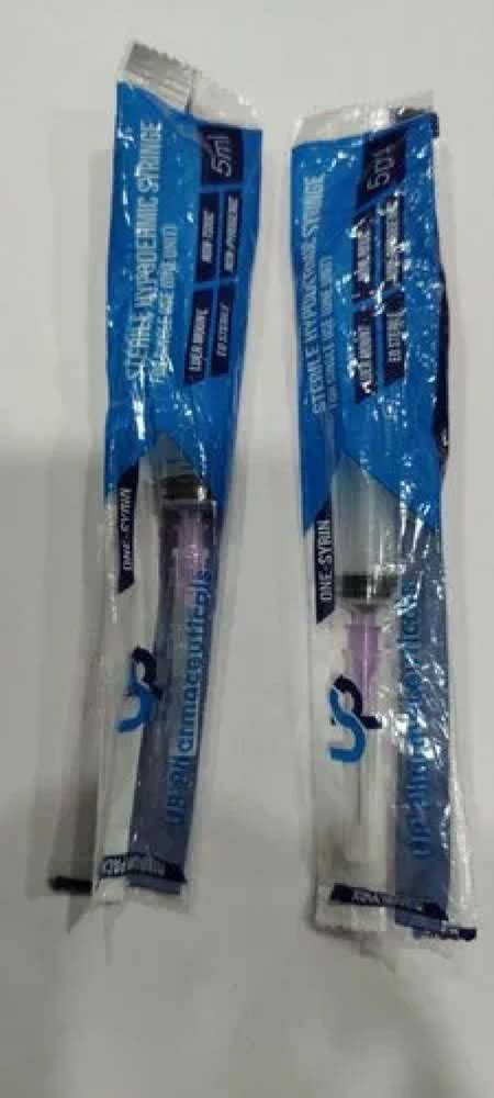 Plastic Disposable Syringe With Needle 5 Ml At Rs 1 65 Piece In Surat