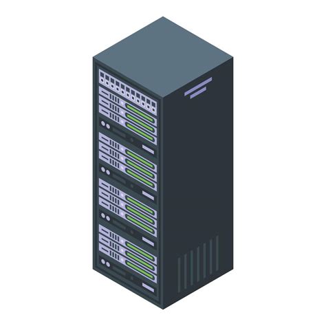 Customer Database Server Infrastructure Icon Isometric Style 15648403 Vector Art At Vecteezy