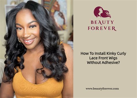 How To Install Kinky Curly Lace Front Wigs Without Adhesive