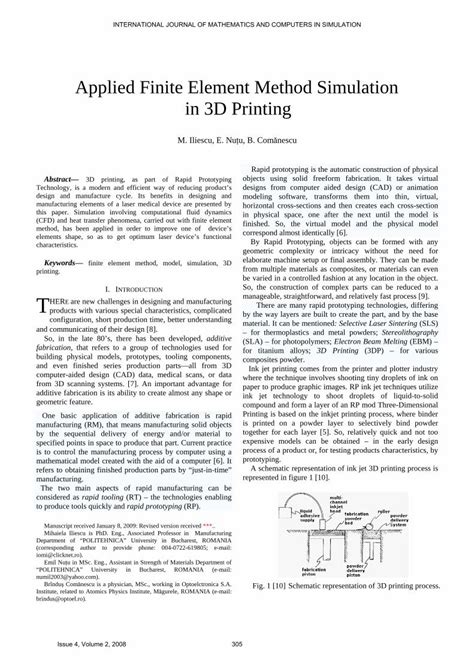 Pdf Applied Finite Element Method Simulation In 3d · Pdf Fileabstract— 3d Printing As Part Of
