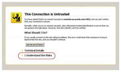 Replace The Oracle Certificate