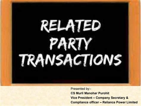 Information Related Party Transaction Pptx