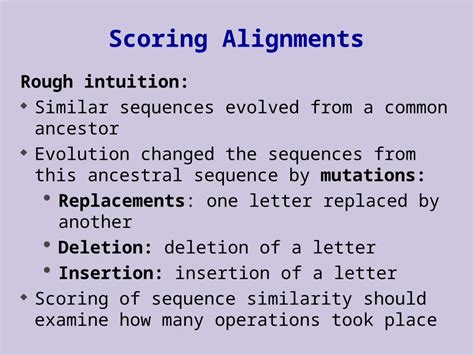 ppt class 2 basic sequence alignment sequence comparison much of