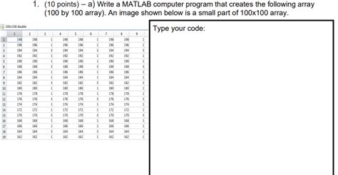 Solved 1 10 Points A Write A Matlab Computer Program