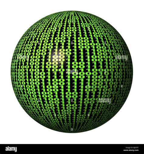 Digital Binary Code Sphere Cut Out Stock Images And Pictures Alamy