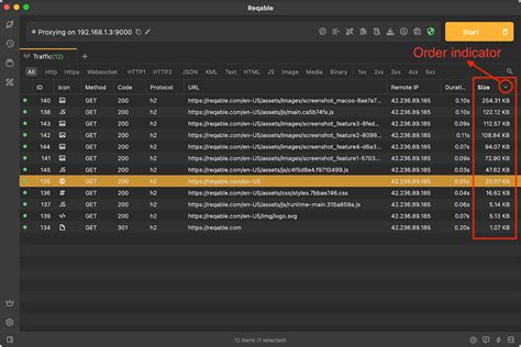 Traffic List Reqable · Api Debugging Proxy And Rest Client