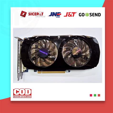 Jual Vga Card Bekas Gigabyte Gtx Gb Gddr Bit Shopee Indonesia