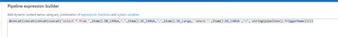 Azure Data Factory Concating Syntax Stack Overflow