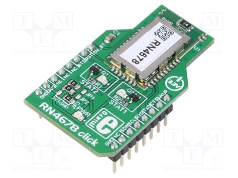 click board bluetooth i2c uart rn4678 mikrobus connector teval