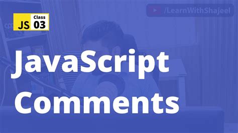 How To Add Javascript Comments YouTube