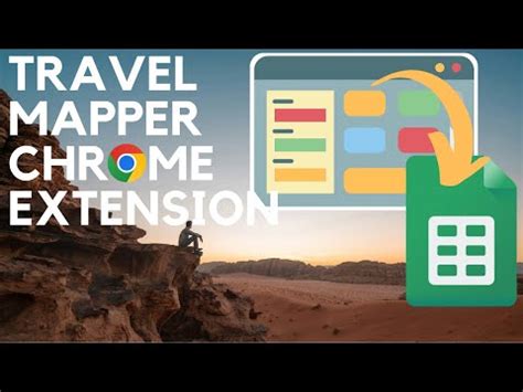 Travel Mapper Save Travel Plans To Google Sheets Chrome Web Store