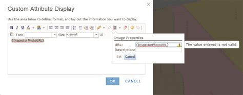 Custom Attribute Display Image Errors In Arcgis Online Popups
