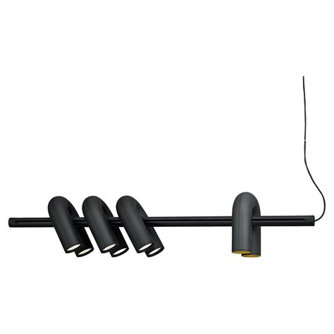 Contemporary Track Lights Cirkus By Ago 120cm Rail 4 Spotlights