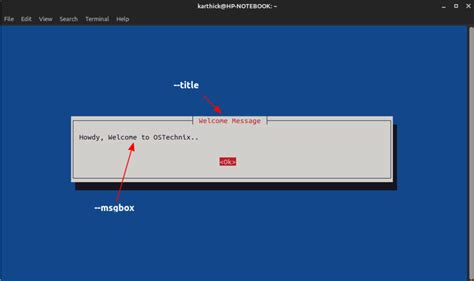 Create Gui Dialog Boxes In Bash Scripts With Whiptail Ostechnix