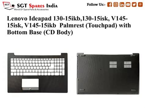 Lenovo Ideapad Ikb Isk V Isk V Ikb Palmrest Touchpad With Bottom Base