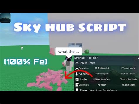 Fe Trolling Script SkyHub Brick Spam Codex Arceus X Delta X Fluxus Executor YouTube