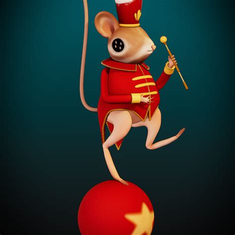 🐁 Jumping Mouse From Coraline・ 3d File For 3d Printing・cults