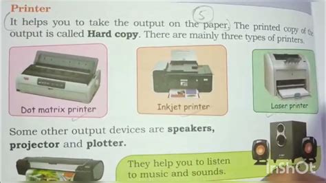 Class 4 Computer Lesson 1 Introduction To Computer Input And Output Device Youtube