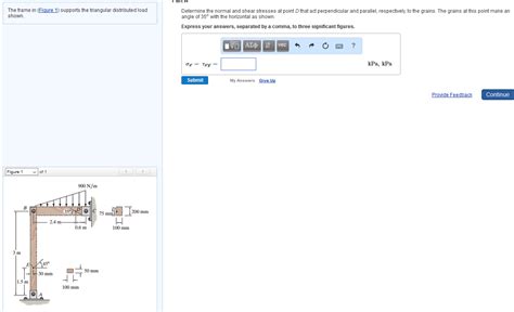 solved the frame in figure 1 supports the triangular