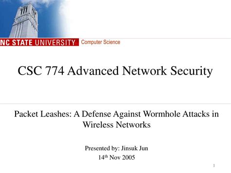 Ppt Csc 774 Advanced Network Security Powerpoint Presentation Free