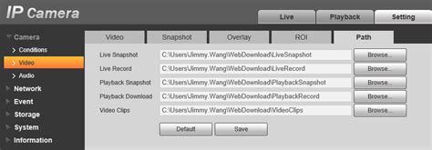 Config IP Camera Settings LTSecurityinc