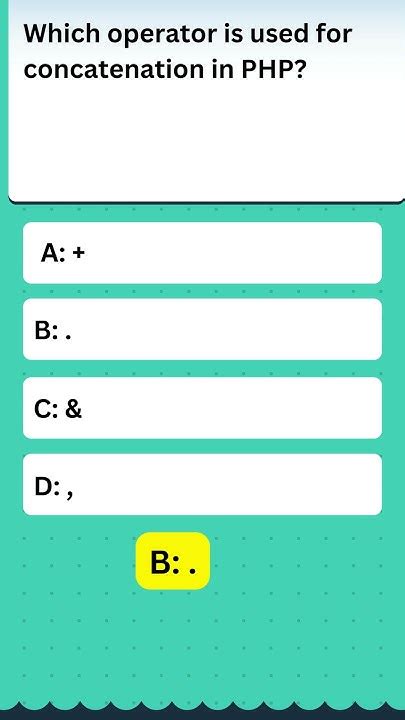 php mcqs with most asked interview questions php quiz for web
