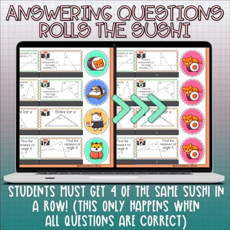 Triangle Angle Sum And Exterior Angle Theorems Digital Self Checking Activity