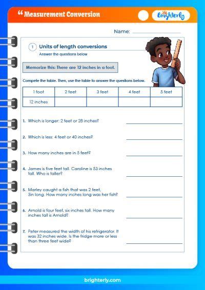 Free Measurement Conversion Worksheets [pdf]