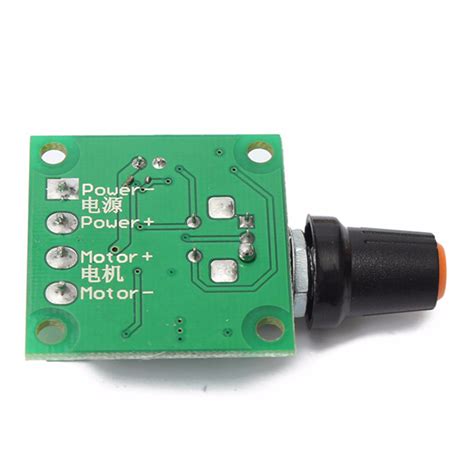 new 3pcs dc 1 8v 3v 5v 6v 12v 2a pwm motor speed controller 0~100