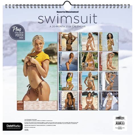 Sports Illustrated Swimsuit 2026 Large Poster Wall Calendar