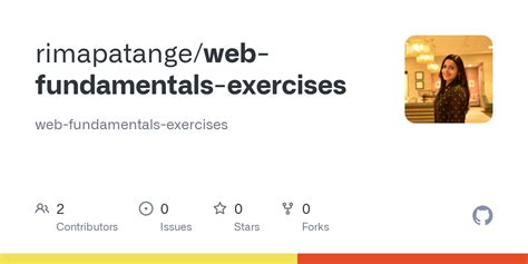 Github Rimapatange Web Fundamentals Exercises Web Fundamentals Exercises