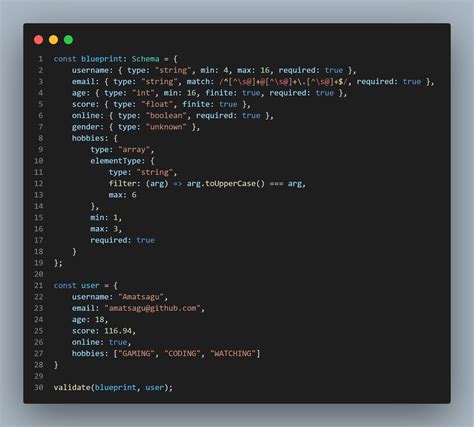 Github Amatsaguobject Validator Super Lean And Simple Object